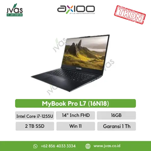 Axioo MyBook Pro L7 (16N18) | jvas.co.id